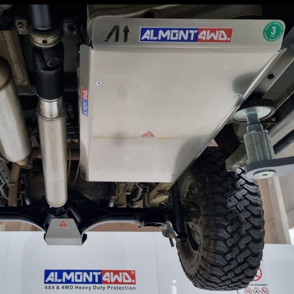 Fuel tank skid plate for Toyota Tundra XK50 - Almont4WD 4x4 Heavy Duty ...